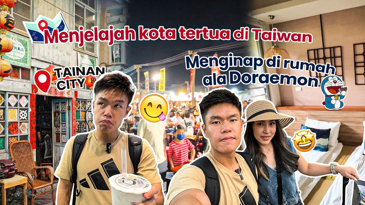Menjelajah Kota Tertua di Taiwan, Sekaligus ibu kota Taiwan pertama - Taiwan Vlog - YouTube