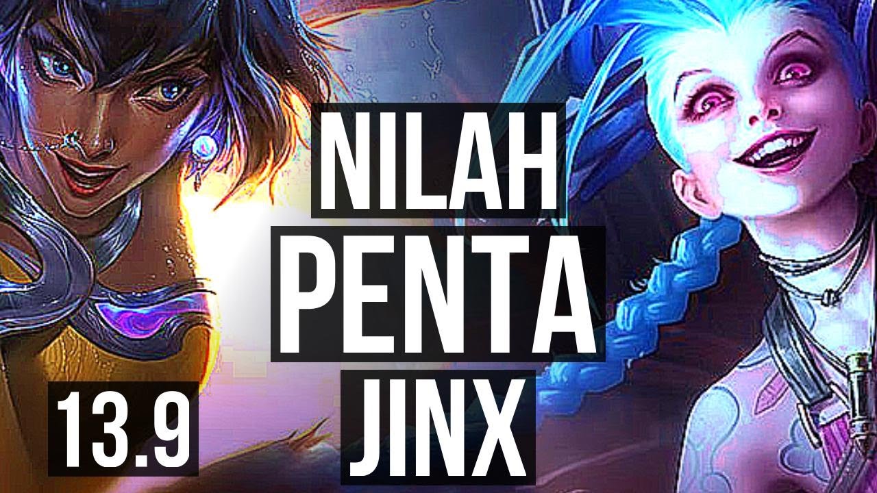 NILAH & Braum vs JINX & Zyra (ADC) | Penta, Legendary, 13/2/5 | KR Diamond | 13.9 - YouTube