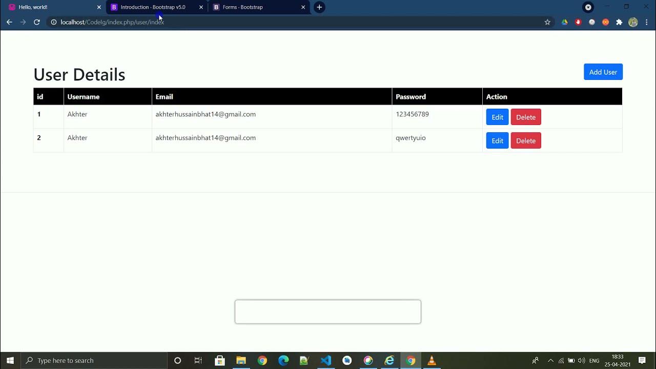 How to Fetch Data From Database in Codeigniter in Hindi|Select or Fetch Data from Mysql Database ...