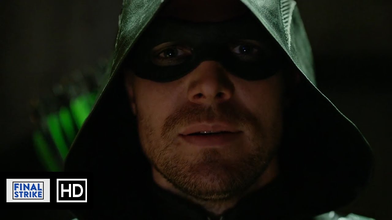 Green Arrow Delivers A Message Of Hope To The City Scene | Arrow 4x01 ...