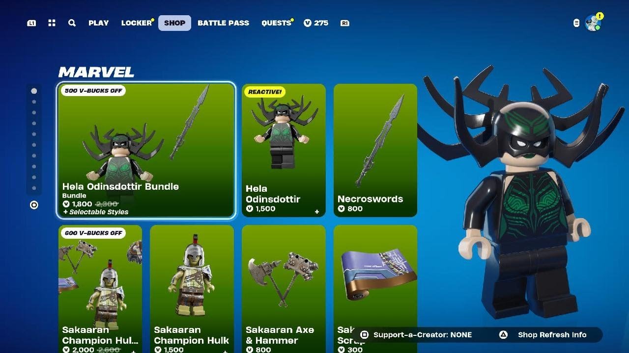 Fortnite Shuri #86 Battle Pass Unlocked Lego Fortnite Leveling up XP ...