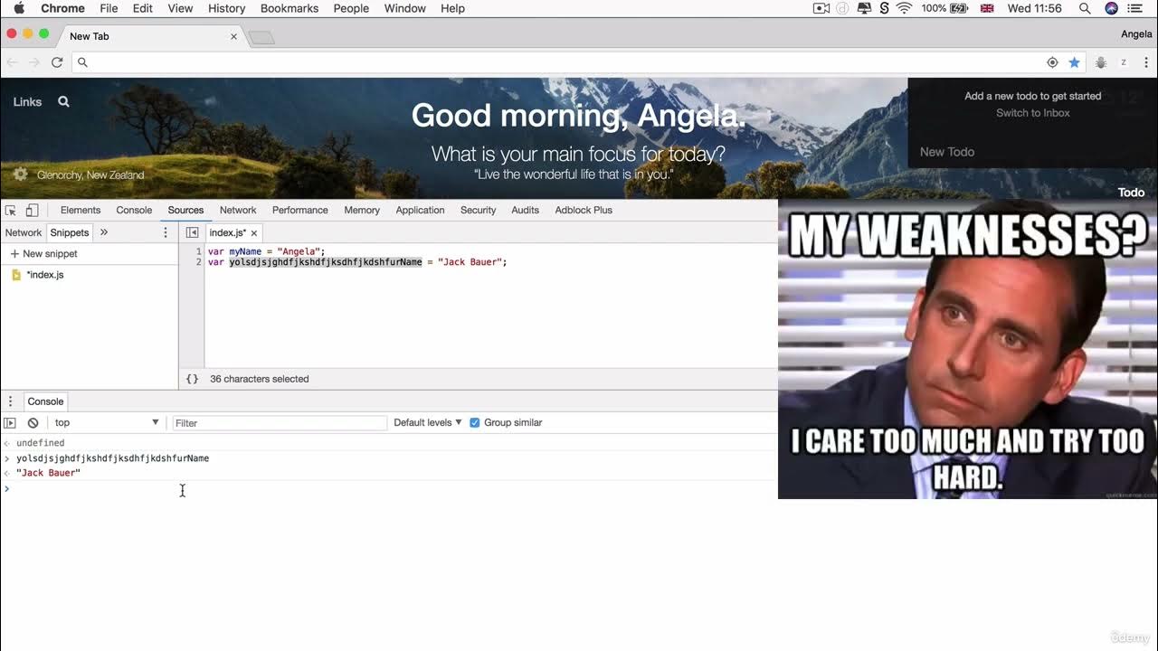 78 Naming and Naming Conventions for Javascript Variables - YouTube