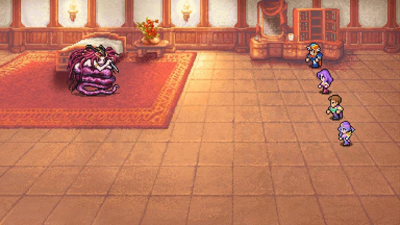 FINAL FANTASY II - Lamia Queen Battle - YouTube