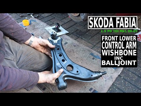 SKODA FABIA FRONT LOWER CONTROL ARM, WISHBONE Mk1 00-07