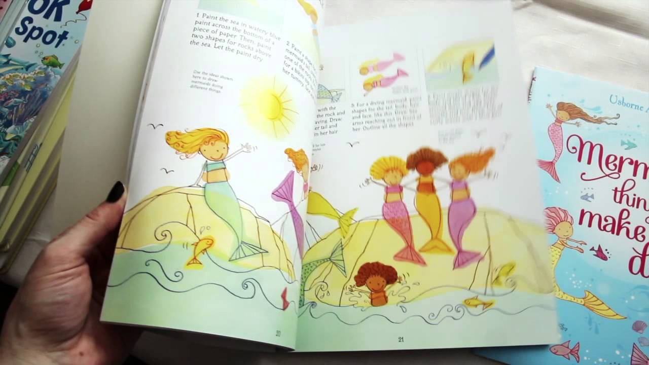 Usborne books about Mermaids! - YouTube