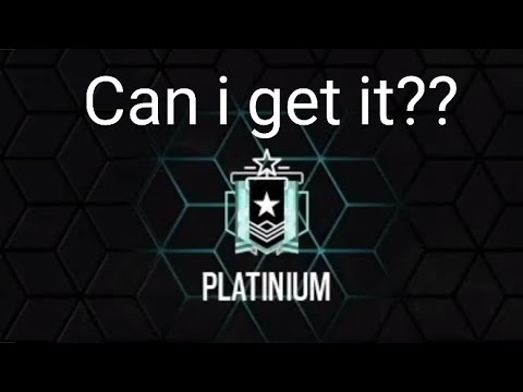 Can i get plat on R6 this season??/ RAINBOW SIX SIEGE 🔥🔥 - YouTube