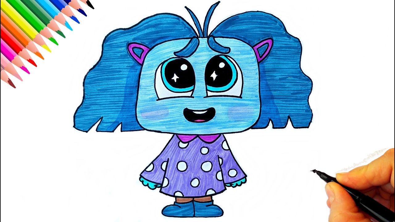 Ters Yüz 2 Gıpta Çizimi - How To Draw Envy - Inside Out 2 Drawing ...