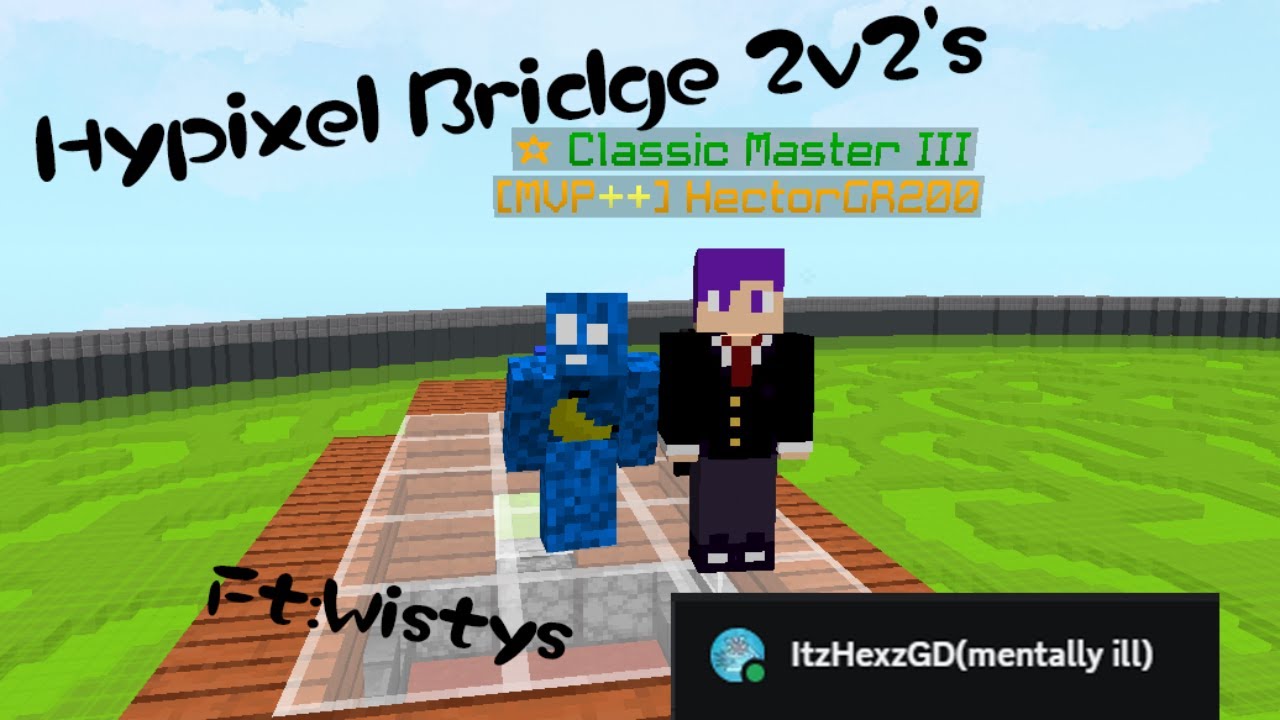 [Hypixel Bridge] Getting to bridge master. (ft. Wistys) - YouTube