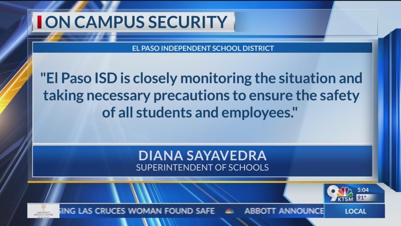 El Paso ISD increasing campus security. - YouTube
