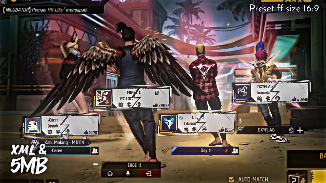 PRESET FF SQUAD DJ SONY OZAN x PYRAMID KANE🎶 VIRAL TIKTOK - YouTube