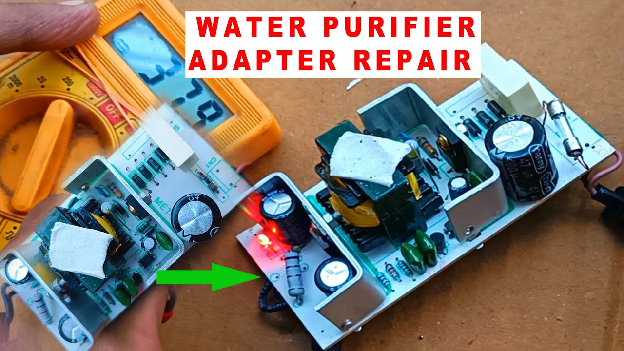 Water Purifier Adapter Repair - RO Water Pump Power Supply Repair - YouTube