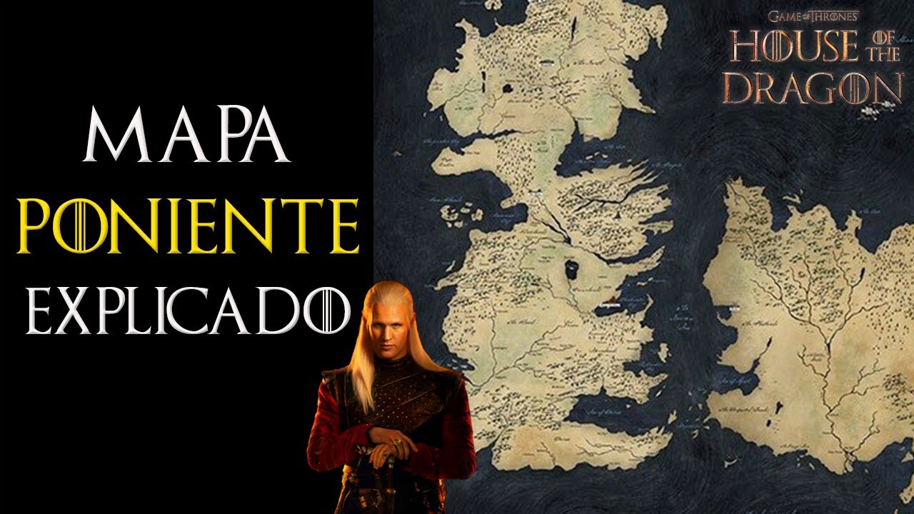 🔴Los REINOS de PONIENTE Explicados | 🐲Lugares y Localizaciones⚔ - House ...