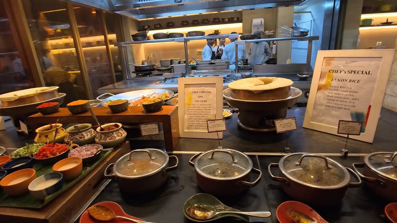 4K Walkthrough of AnnaMaya, Modern Food Hall, Andaz, Aerocity, Delhi ...