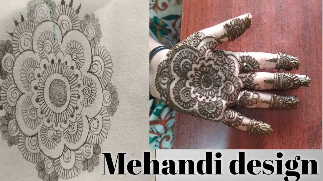 Simple Mehandi design/sathya sri beauty and vlog 23 December 2020 - YouTube