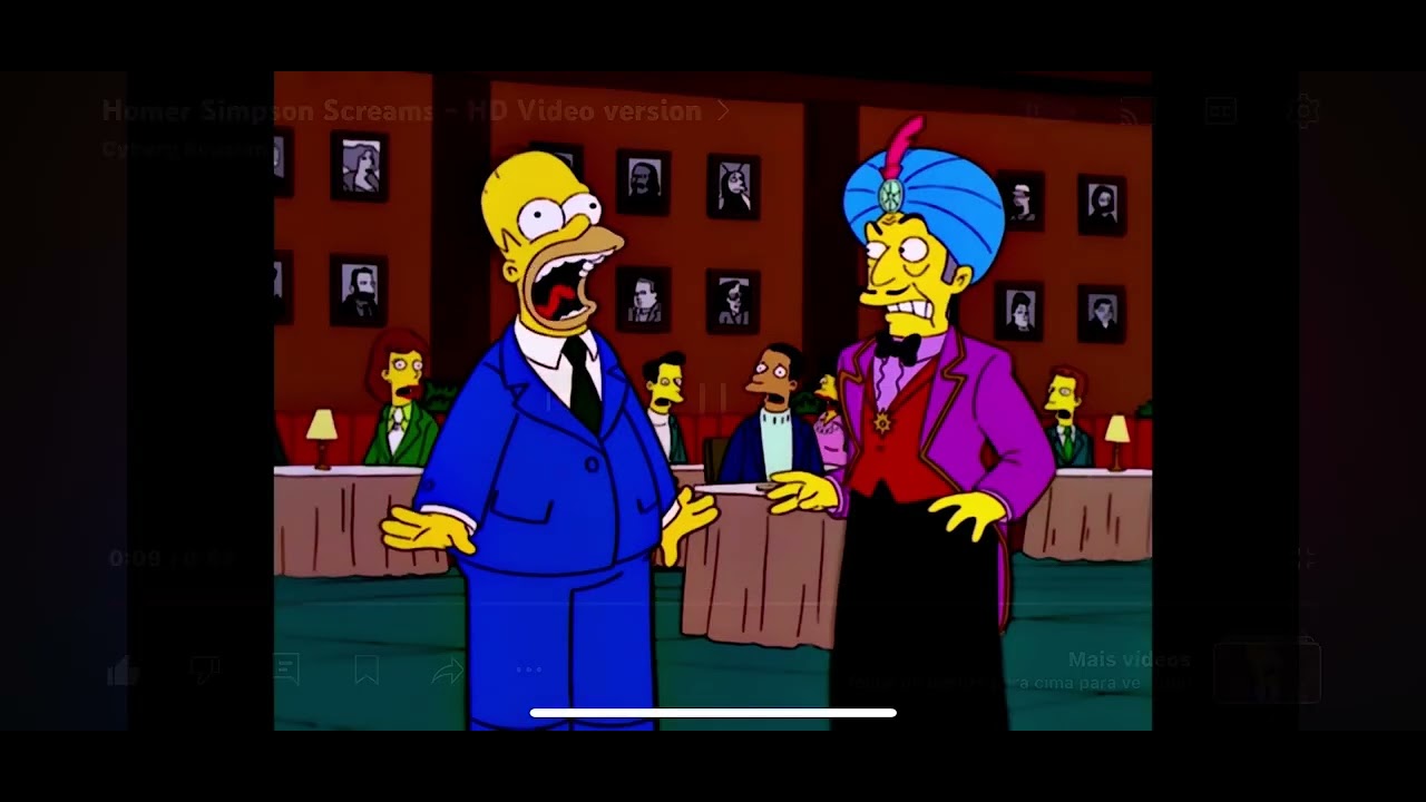 Homer Simpson Scream - YouTube