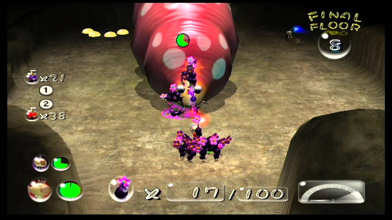 Pikmin 2 Boss 8 - Empress Bulblax - YouTube