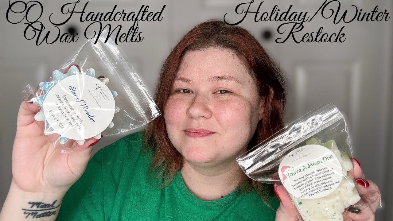 New Vendor | CQ Handcrafted Wax Melts | Holiday/Winter Restock - YouTube