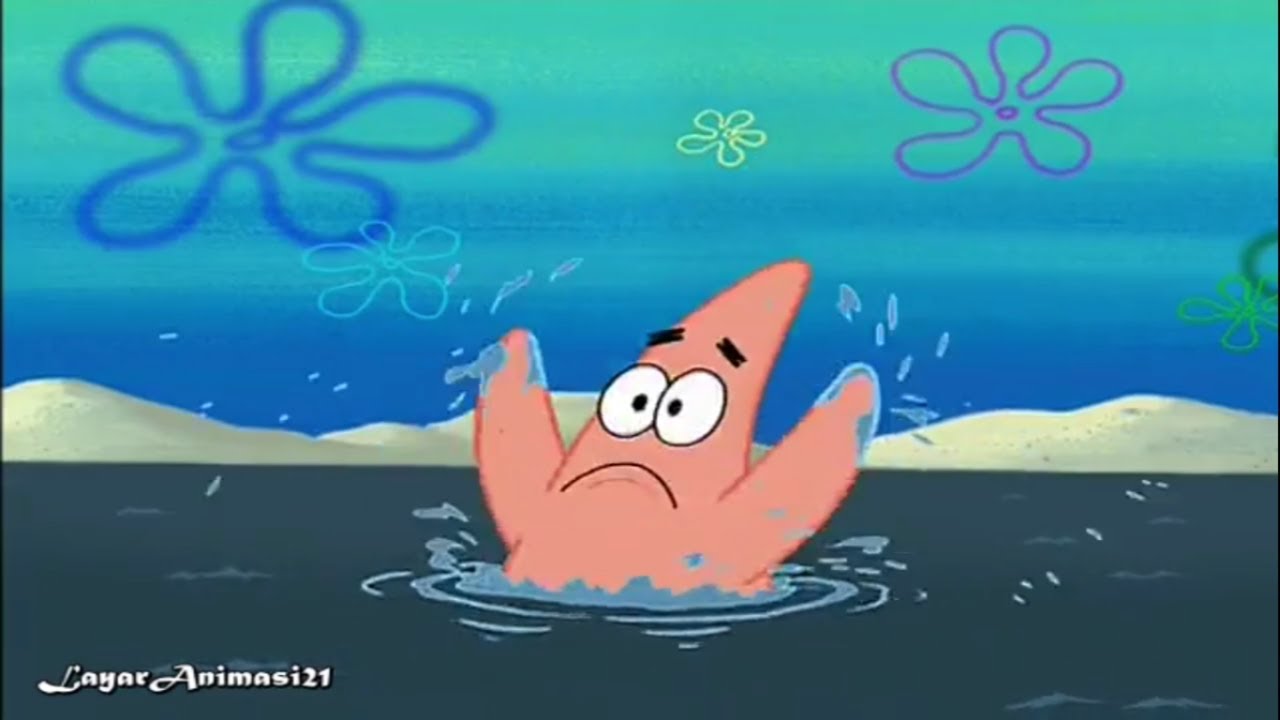 Patrick | Aku Tidak Bisa Berenang!! Bokongku Sakit!! ES KRIM!! | Bahasa ...