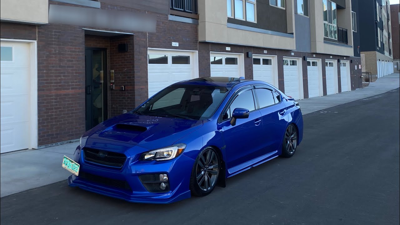 LOWERED MY WRX(coilovers) - YouTube