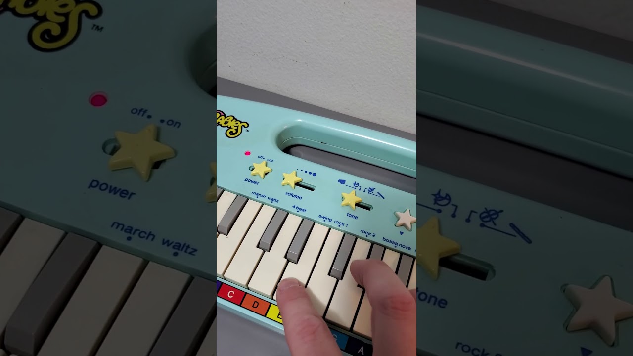 1987 Jim Henson's Muppet Babies Casio EP-10 Keyboard WORKS - YouTube