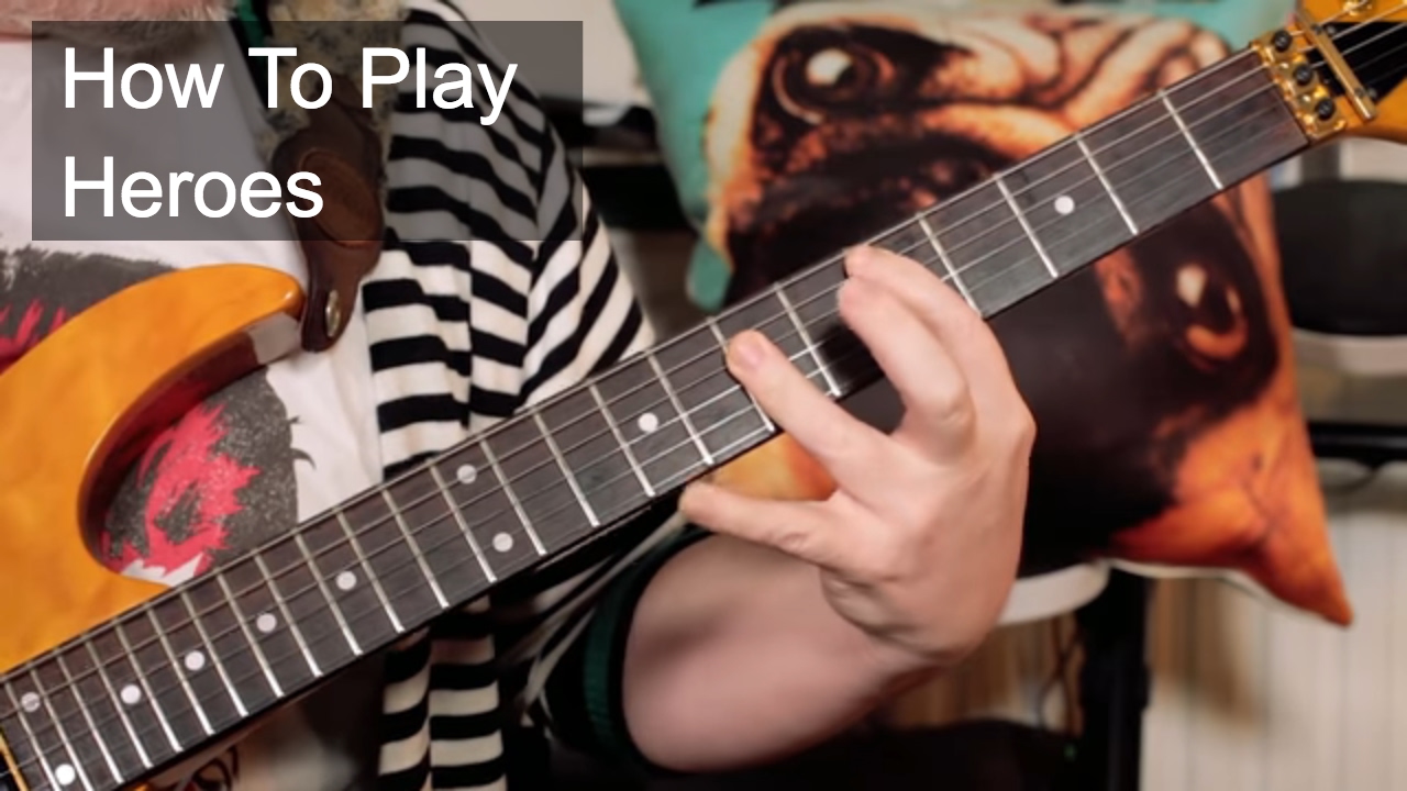 'Heroes' David Bowie Guitar Lesson - YouTube