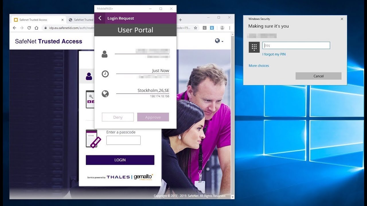 MobilePASS+ and Windows Hello - YouTube
