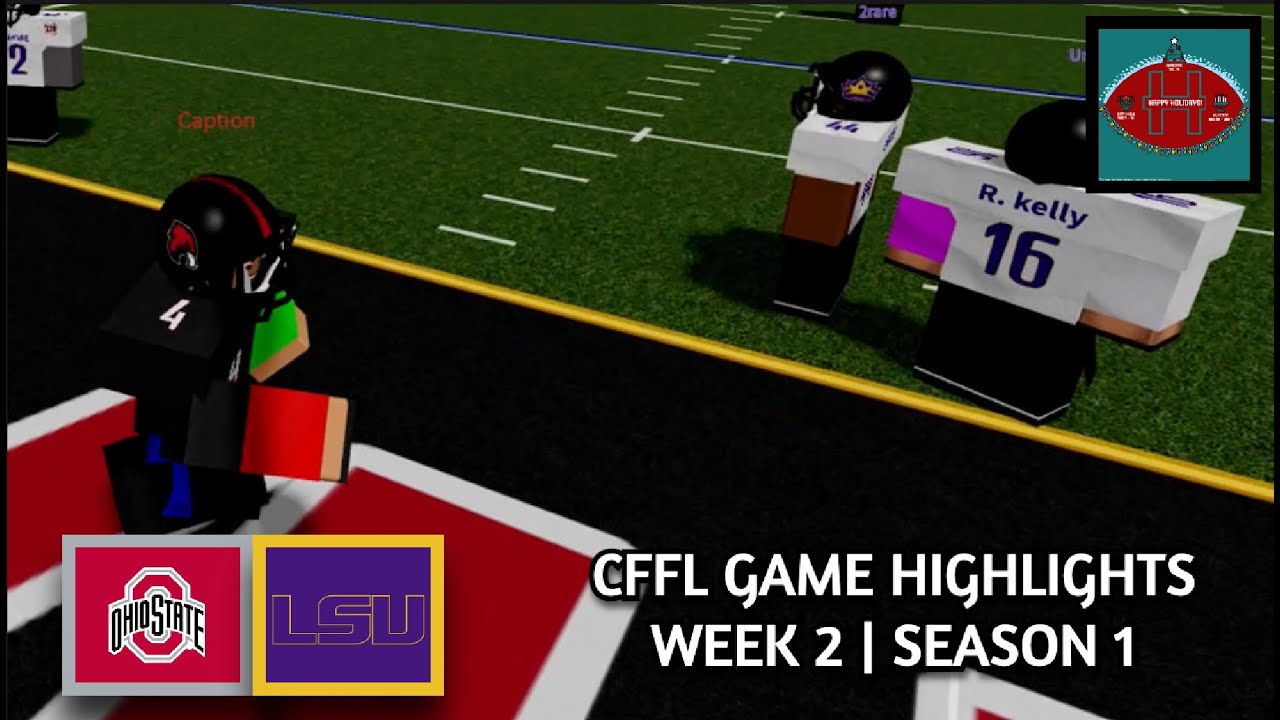 THE BURGER BOWL! | CFFL Week 2 LSU vs. OSU HIGHLIGHTS! | HINDANGER ...