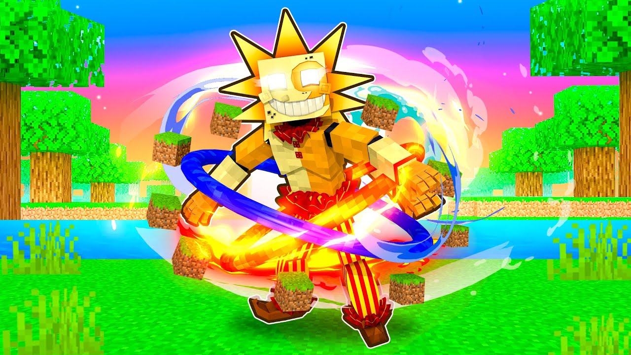 Sun and Moon Become ELEMENTALS in Minecraft (AVATAR MOD) - YouTube