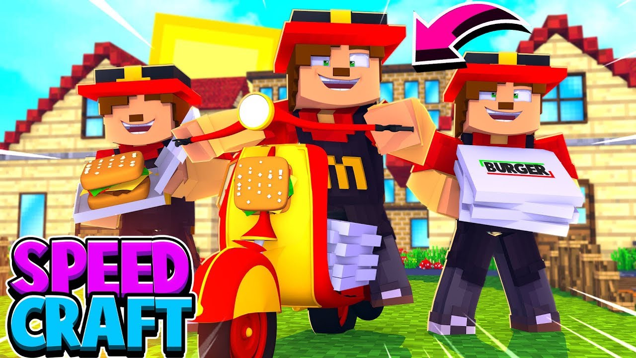 HAMBURGERCİDE İŞE BAŞLADIM #19 SPEEDCRAFT - YouTube