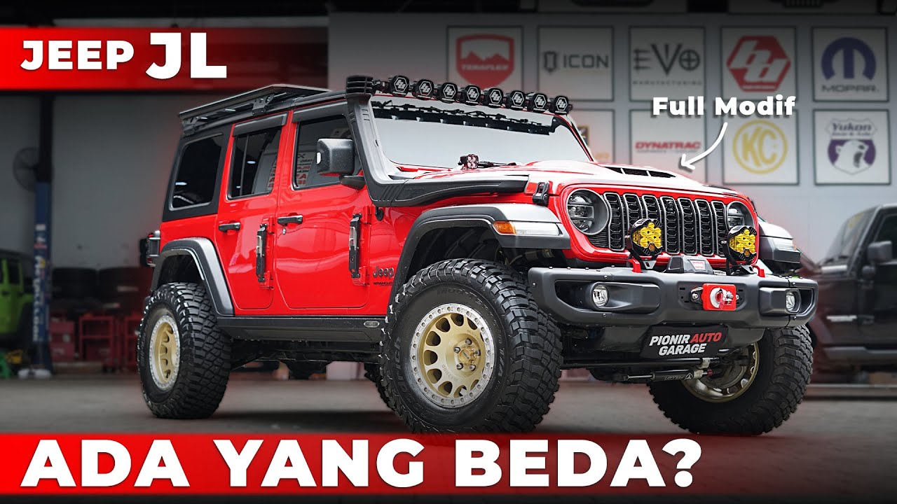 MODIFIKASI JEEP WRANGLER RUBICON JL KONSEP OVERLAND CAMPING! FULL ...