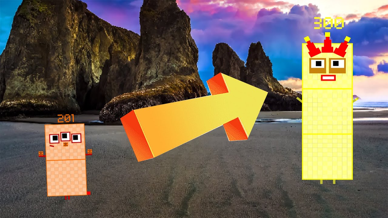 Numberblocks Band Retro (201-300) Each Sound - YouTube