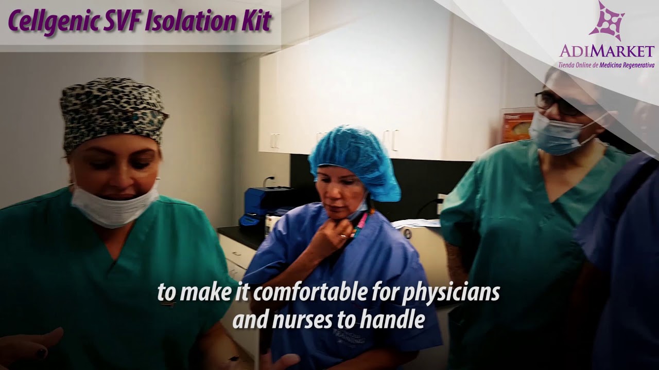Stromal vascular fraction derived from fat tissue kit - YouTube