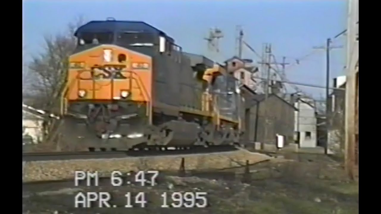 Trains of Michigan - April 9-14 1995 - YouTube