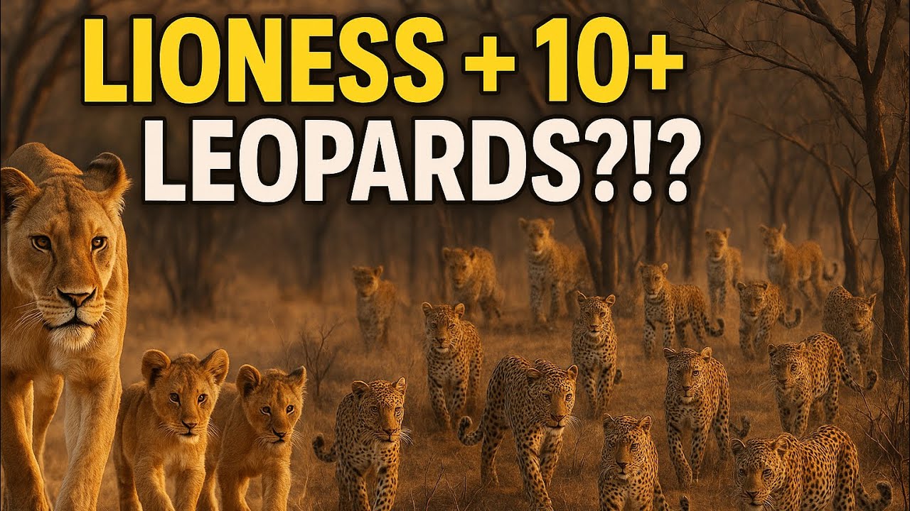 Lioness with Cubs & 10+ Leopards Spotted on Safari — Jaw dropping ...