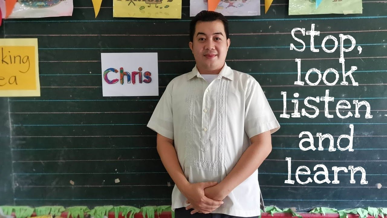 Stop, look, listen and learn in Kindergarten - YouTube