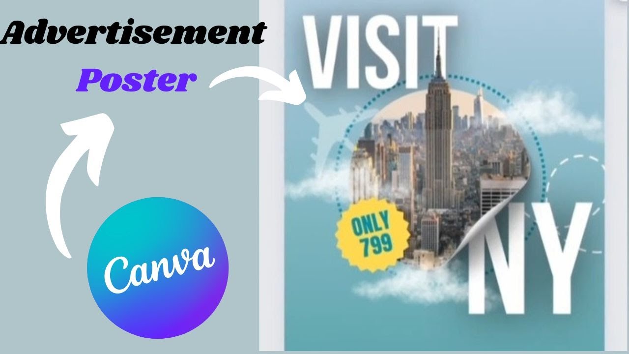 How to Make Advertisement Posters With Canva| @canvawithareeba - YouTube