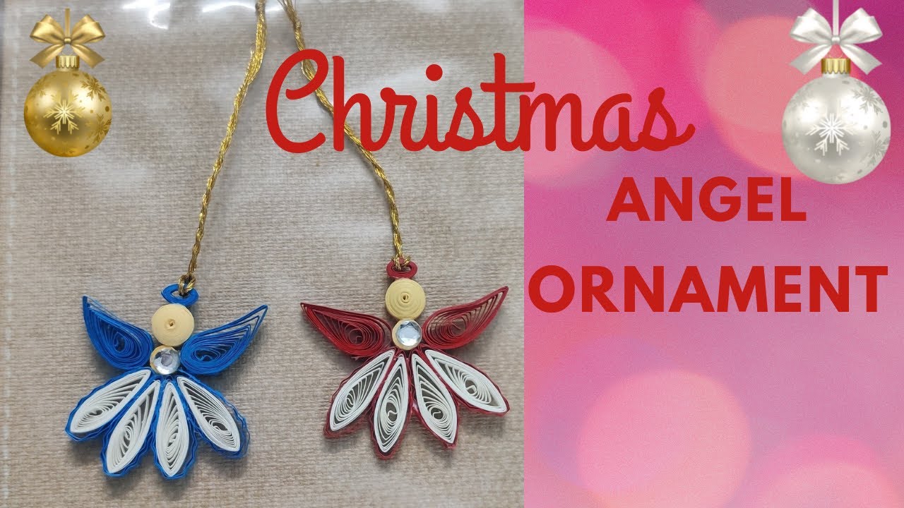 Quilling Angel Ornament - YouTube