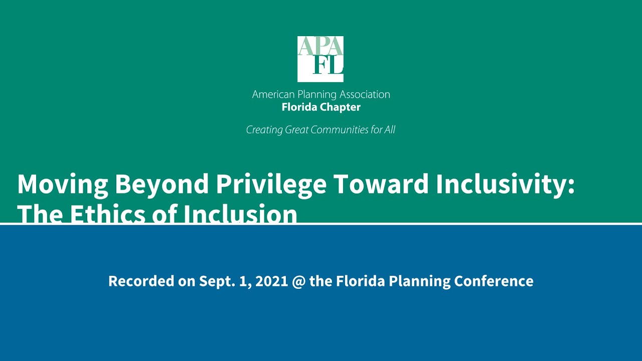 Moving Beyond Privilege Toward Inclusivity: The Ethics of Inclusion ...