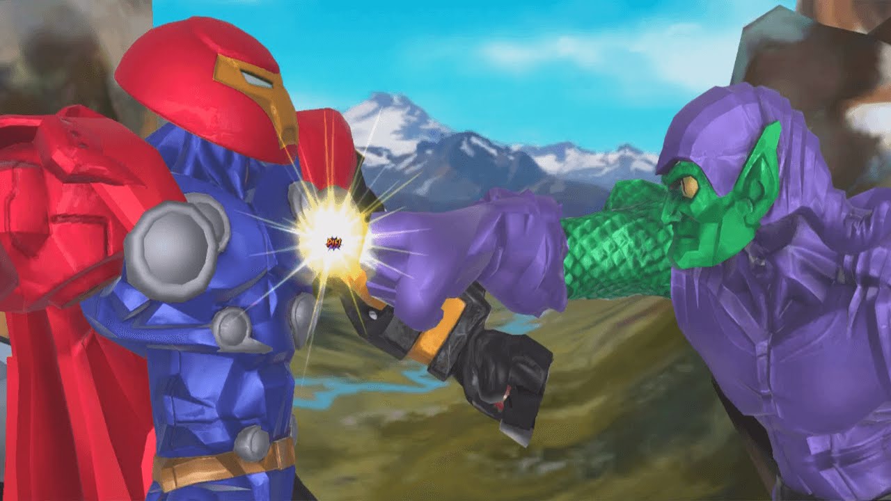 Marvel Super Heroes Smasher: Spiderman Iron Man Captain America Mix ...