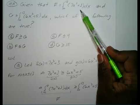 Comparison Theorem - Calc 1 - YouTube