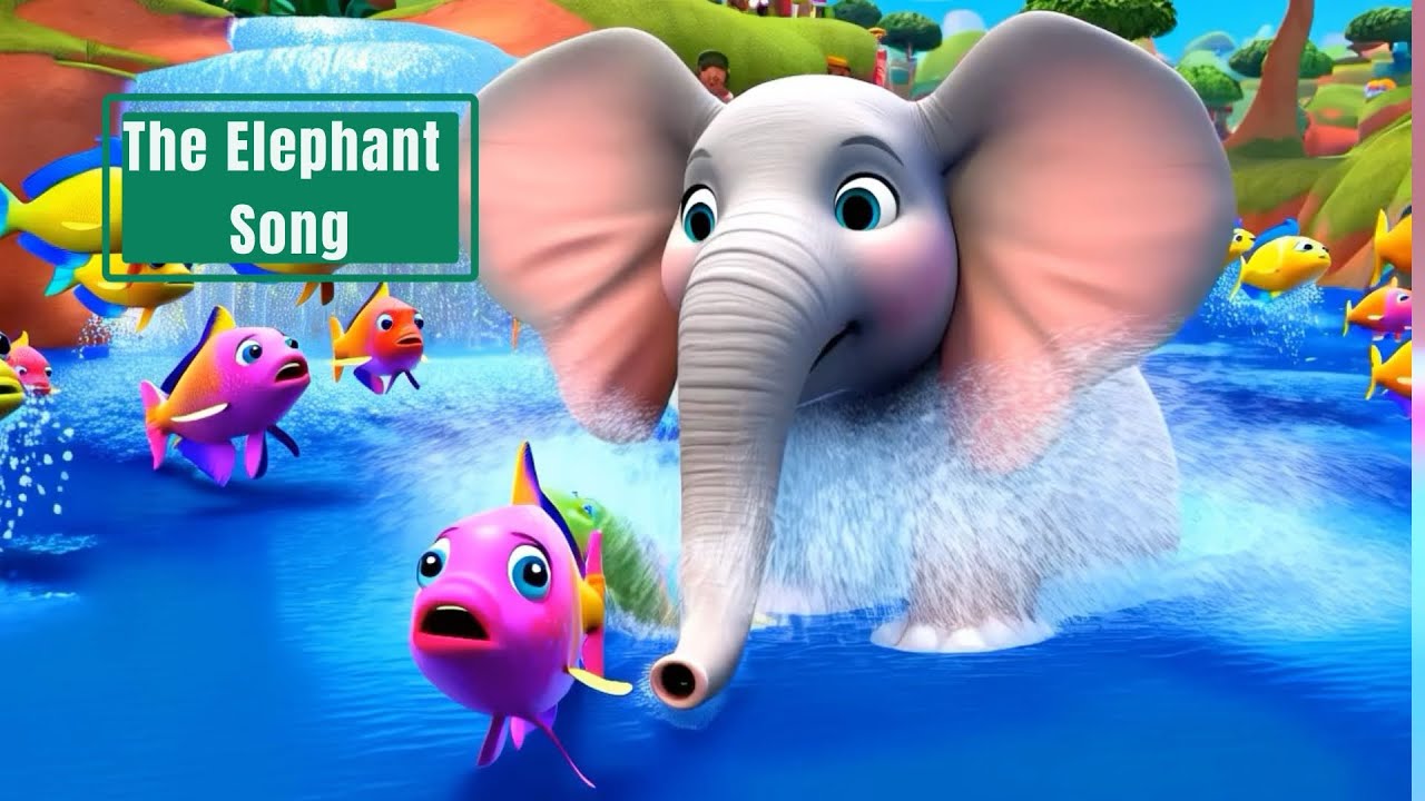 #4 Elephant Song| Animals song| Alafun Nursery Rhymes - YouTube