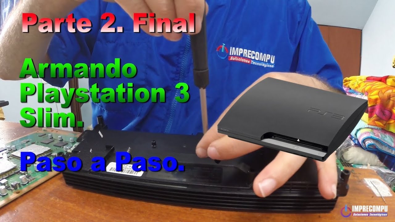Como armar Playstation 3 Slim. Bien Explicado - How to assemble ...