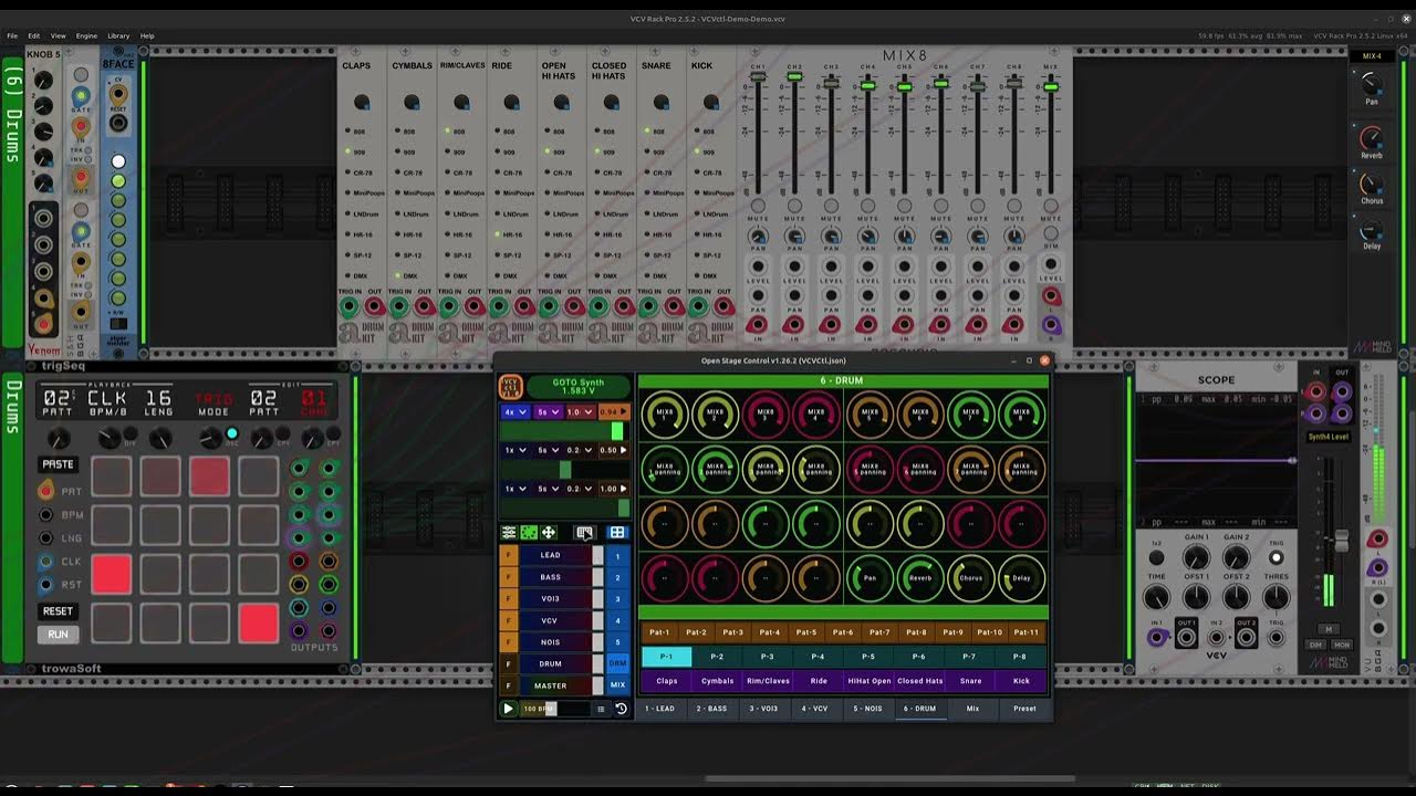 VCV Rack with Open Stage Control - Part 1: Usage - YouTube