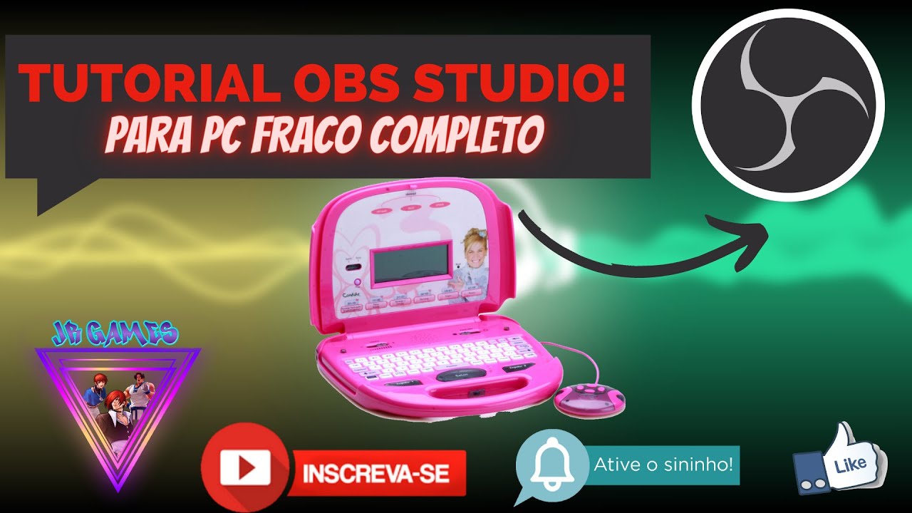 TUTORIAL CONFIGURAR OBS STUDIO, E WINDOWS PARA FAZER LIVE EM PC E ...