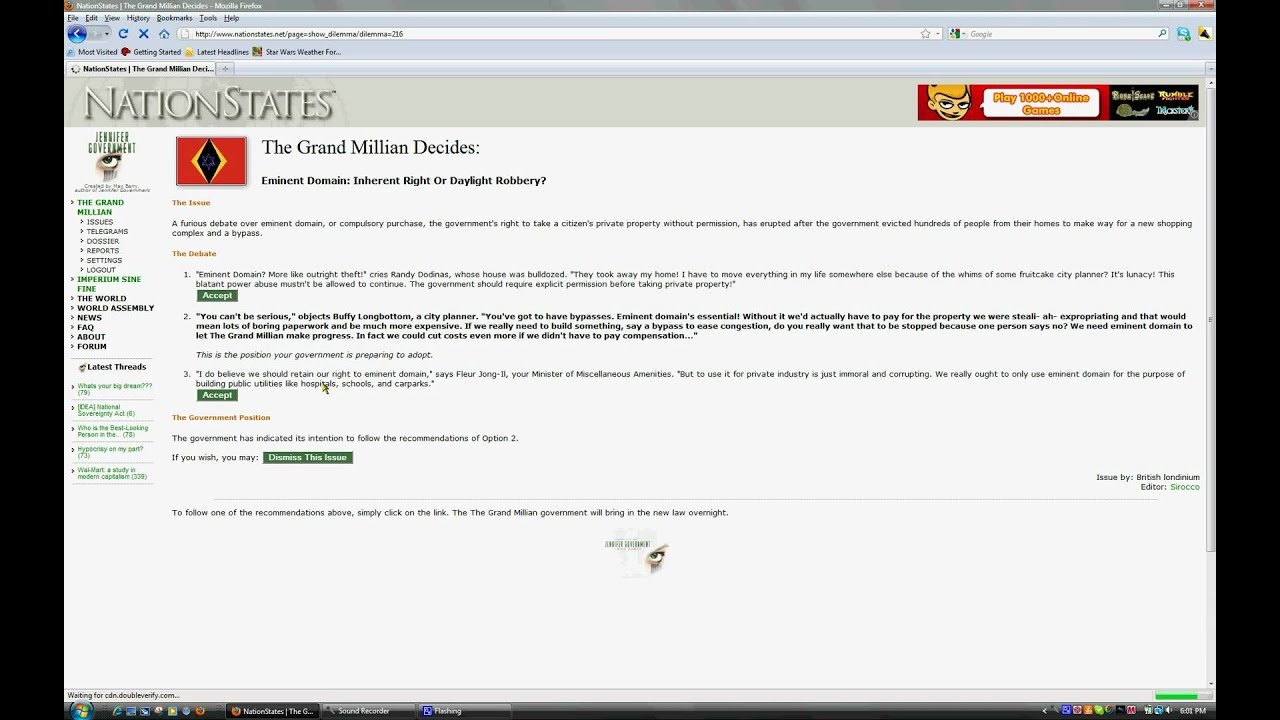 NationStates review - YouTube