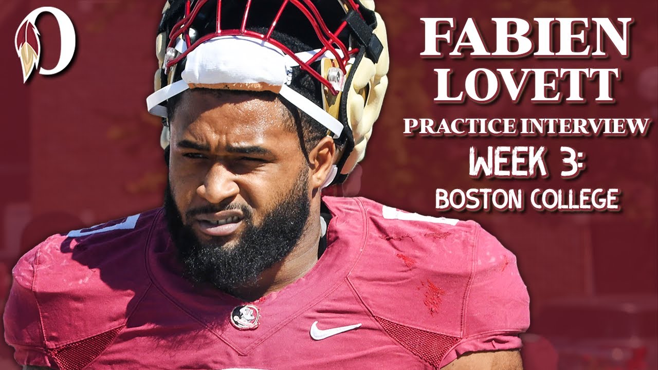FSU Football | DT Fabien Lovett talks defensive tackle rotation, his ...