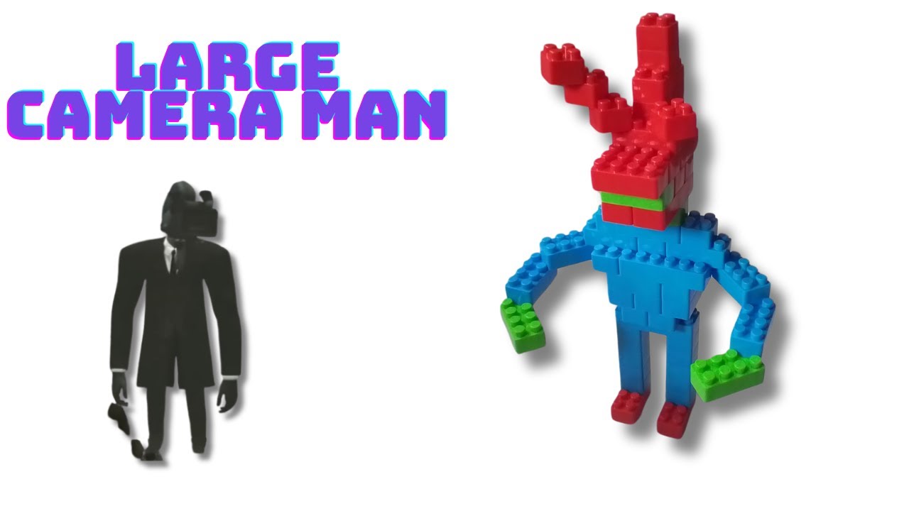 Large Camera man/ Blocks BUILDING Large Camera man/Building BLOCKS ...