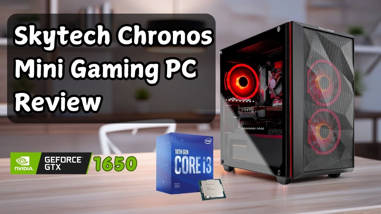 Skytech Chronos Mini Gaming PC Review | Intel Core i3-10100F | GTX 1650 ...