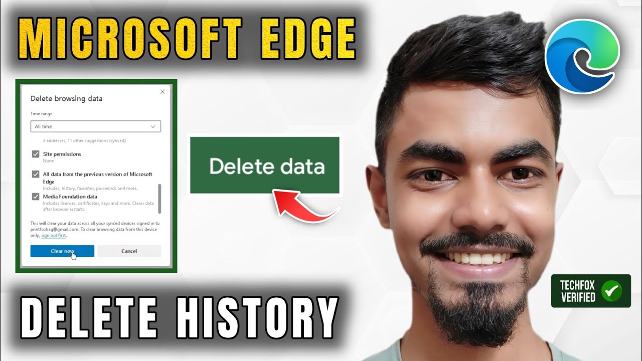 How to DELETE Browsing History & Data in Microsoft Edge (Step by Step ...