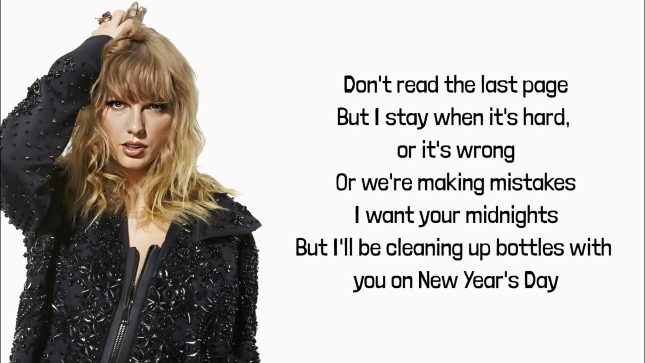 Taylor Swift - New Year's Day (Lyrics) - YouTube